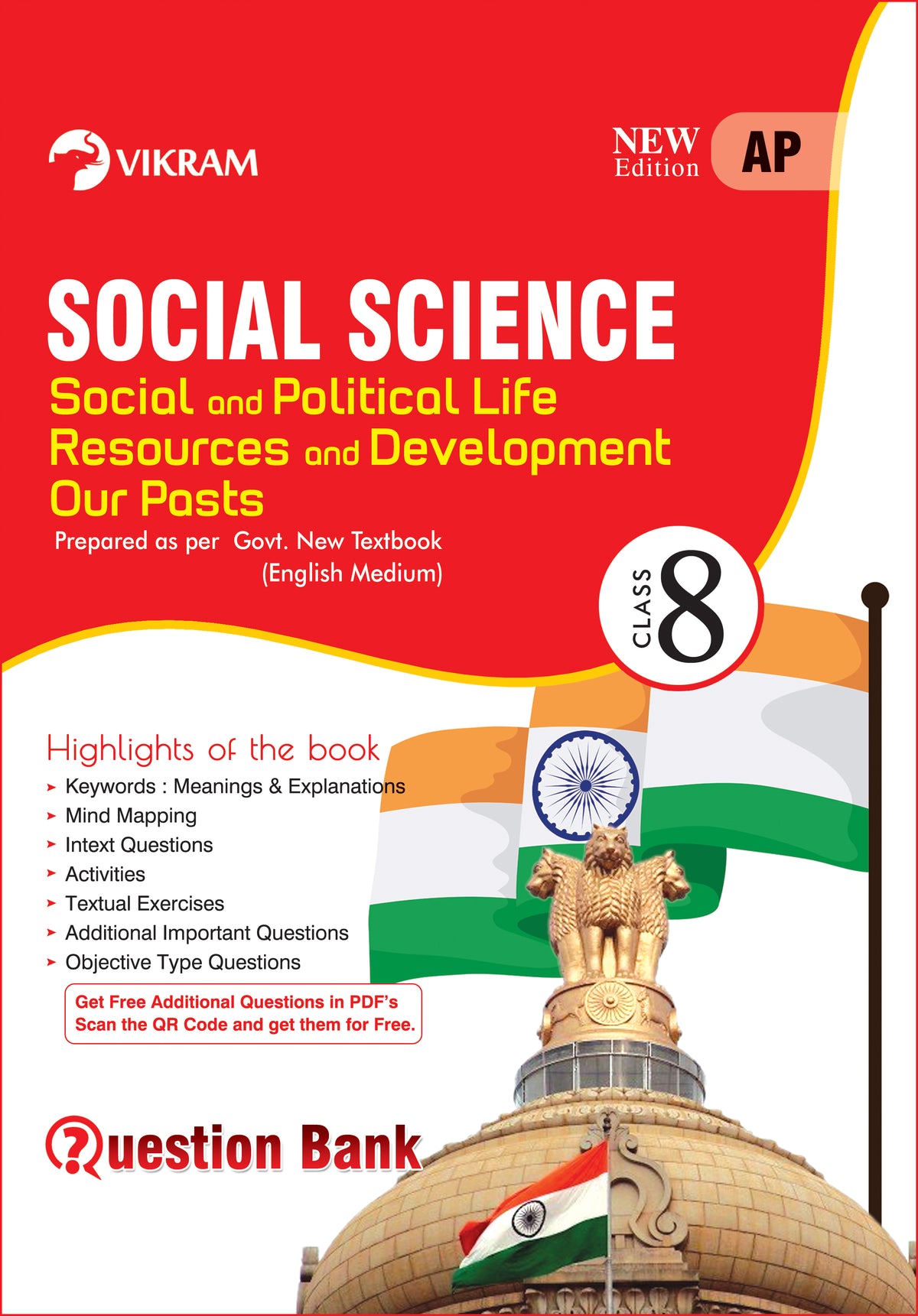 8th Class - SOCIAL SCIENCE - Question Bank - Andhra Pradesh – Vikram Books