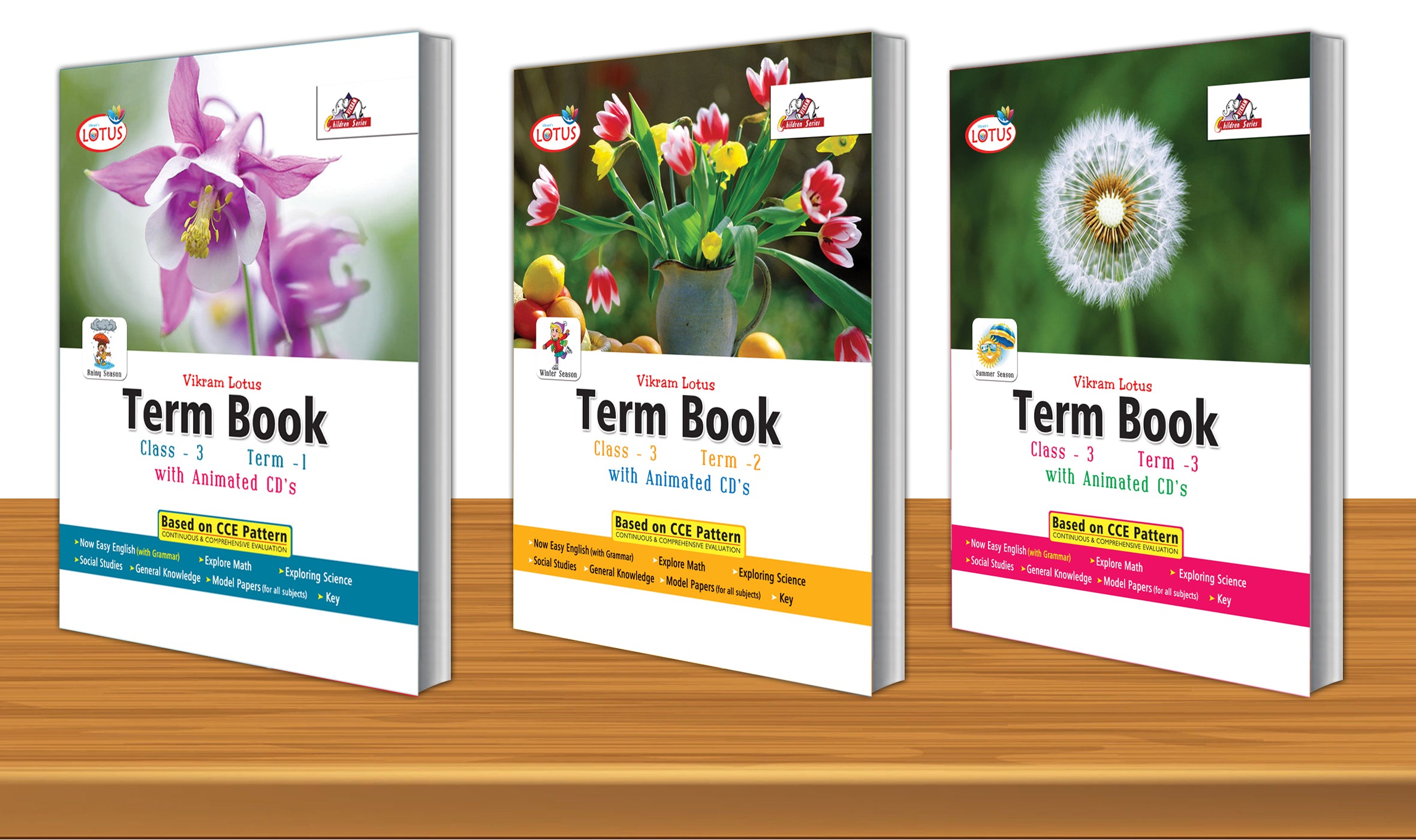 Vikram Lotus - CLASS - 3 TERM BOOKS (Term, Term - 2, Term-3)