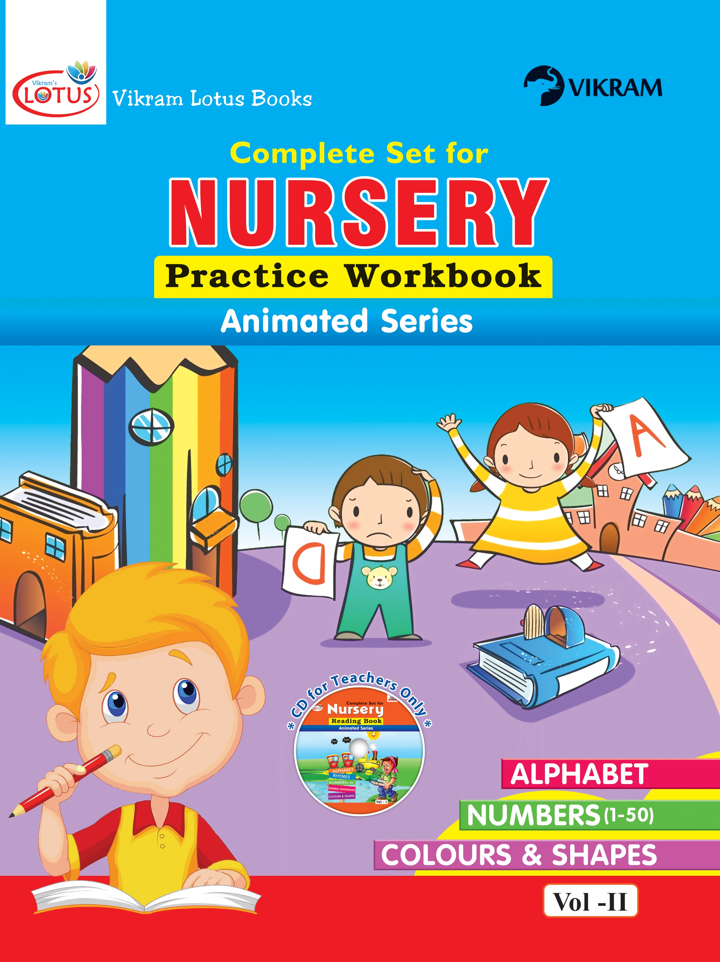 Vikram Lotus Complete Set for NURSERY - Practice Workbook – Vikram Books